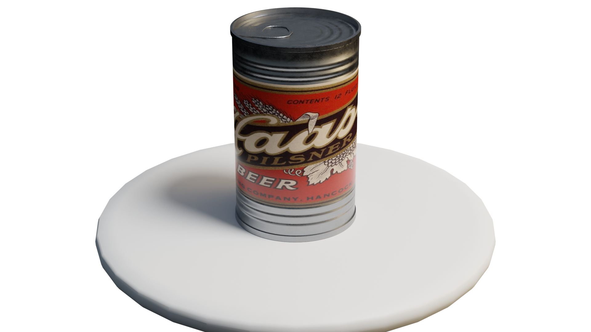 Customizable Tin Can PBR Model - TurboSquid 2228824