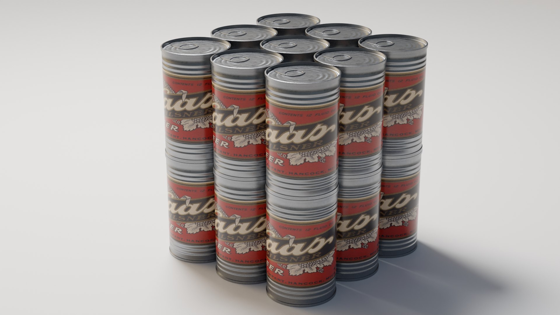 Customizable Tin Can PBR Model - TurboSquid 2228824