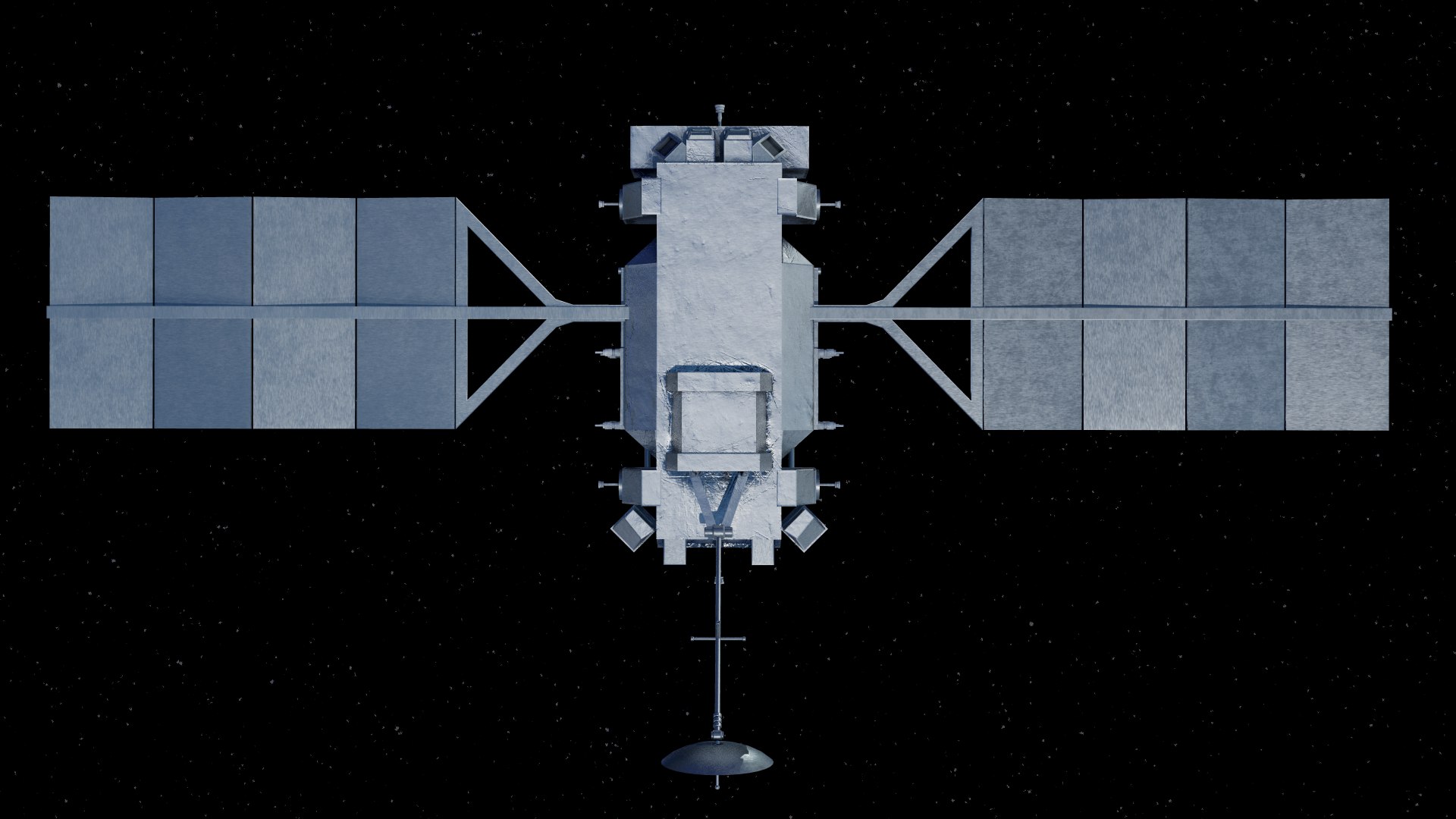 3D Cgro Compton Gamma Observatory Model - TurboSquid 1477627
