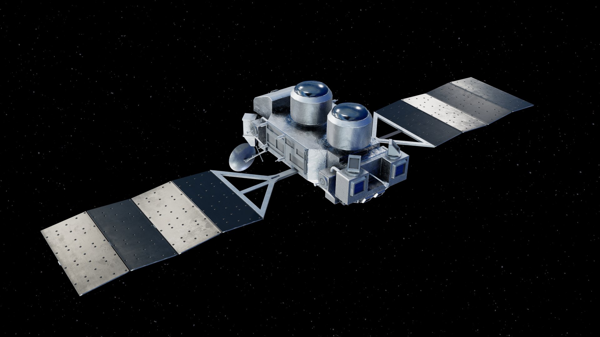 3D Cgro Compton Gamma Observatory Model - TurboSquid 1477627