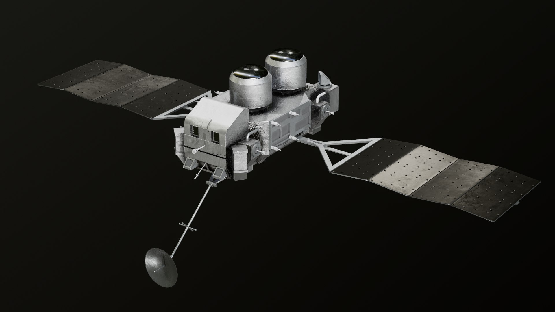 3D Cgro Compton Gamma Observatory Model - TurboSquid 1477627