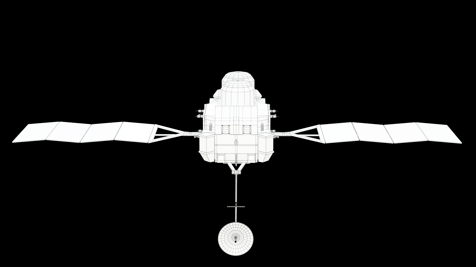 3D Cgro Compton Gamma Observatory Model - TurboSquid 1477627
