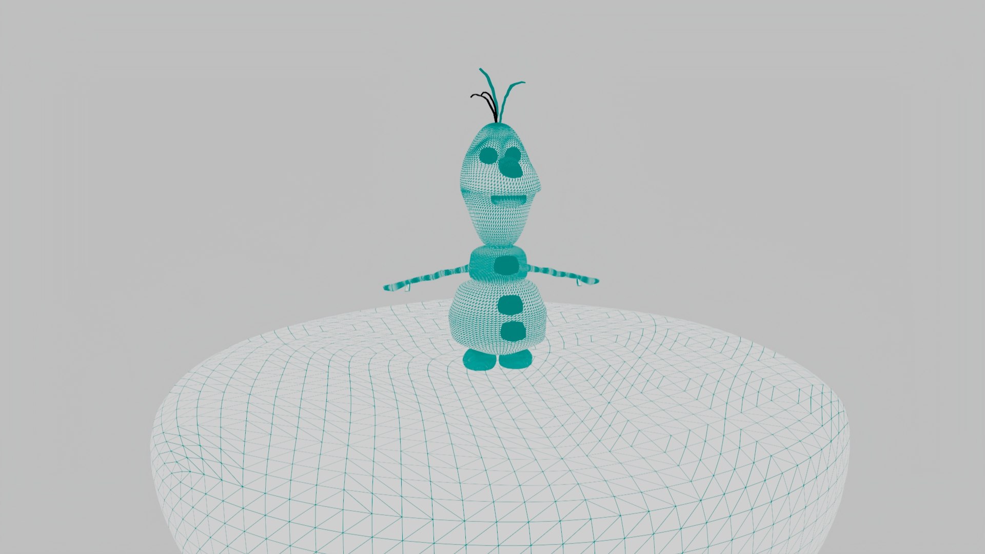 3D Olaf Frozen - TurboSquid 2221922