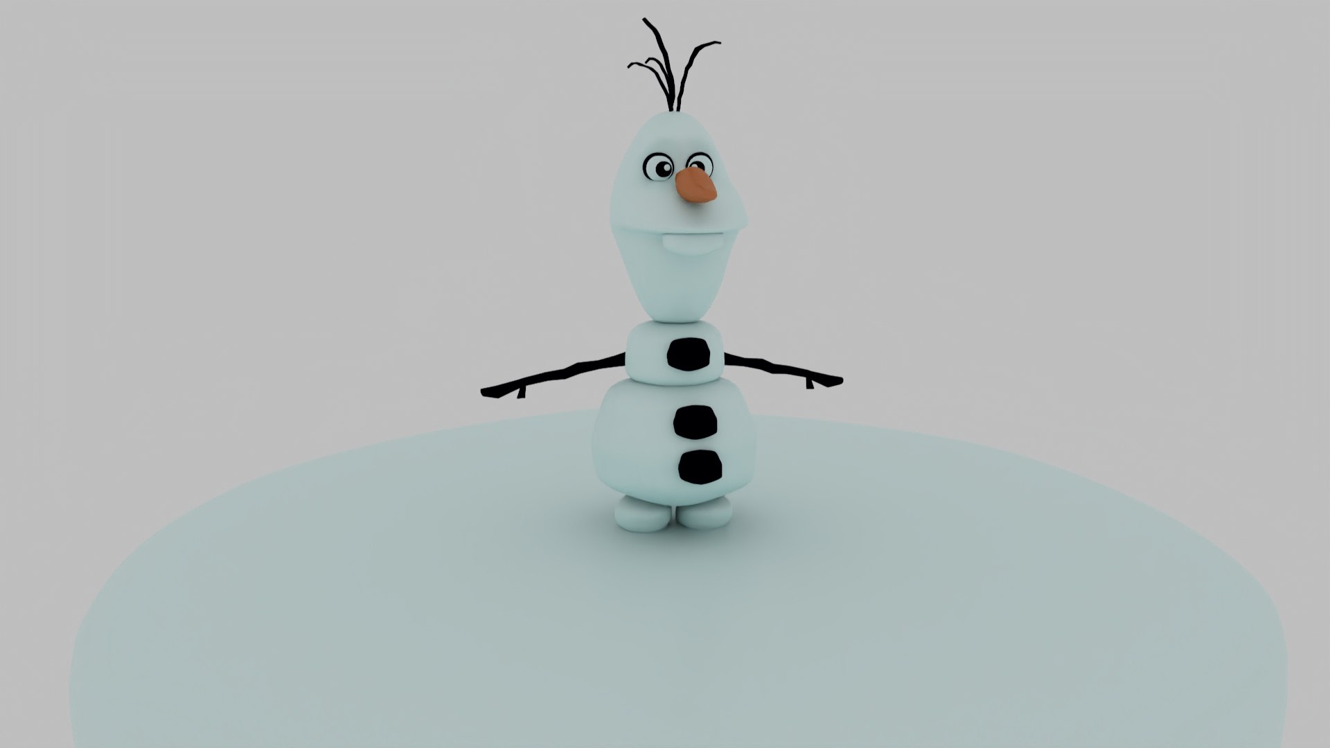 3D Olaf Frozen - TurboSquid 2221922