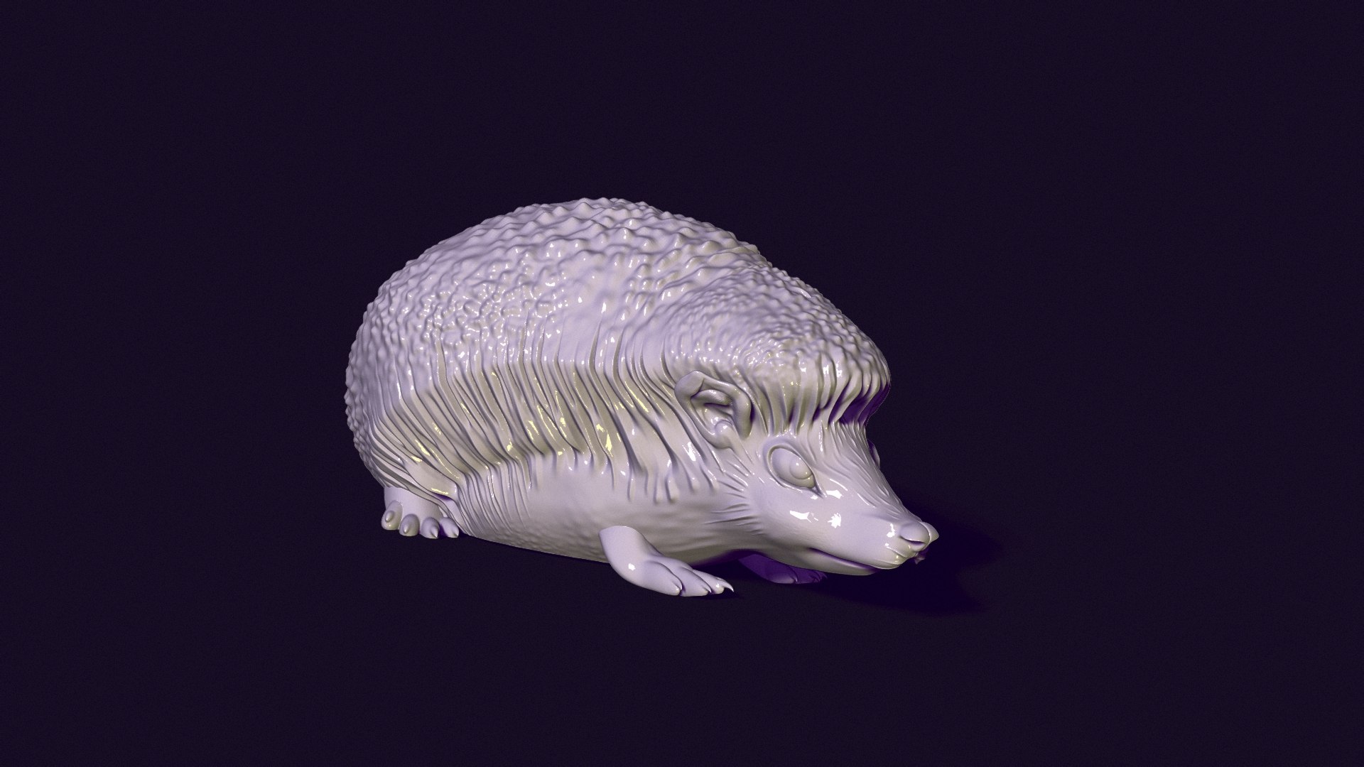 3D Model Hedgehog Toy - TurboSquid 2001847