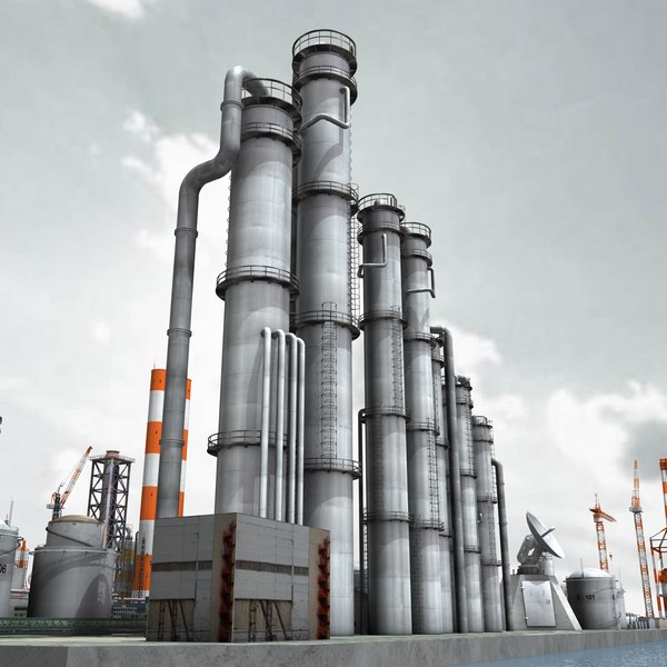 3ds Max Industrial Factory