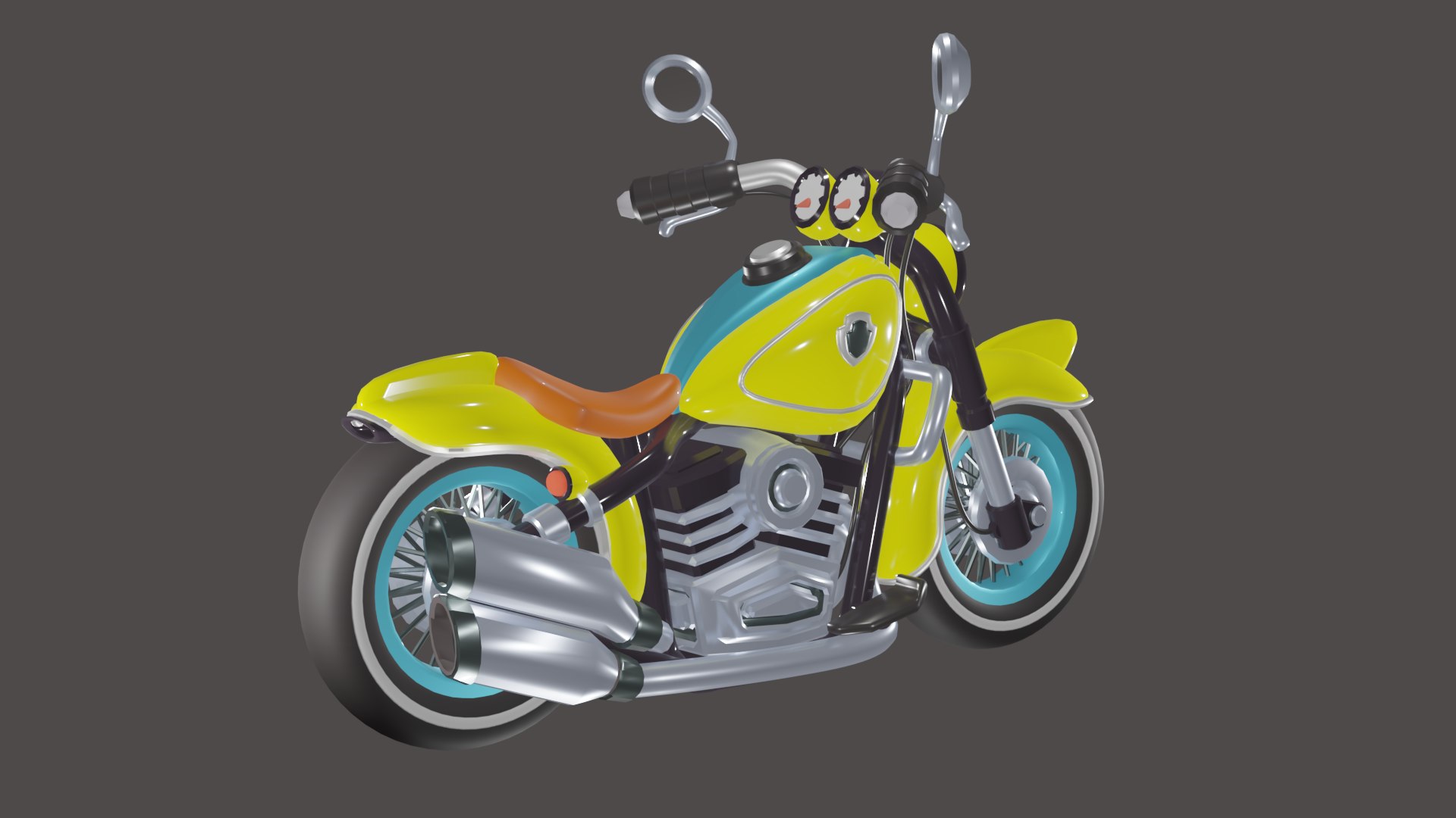 Motercycle Model - TurboSquid 1887386