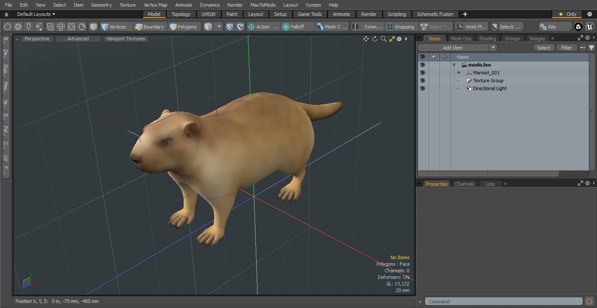 Marmot Model - TurboSquid 1964235