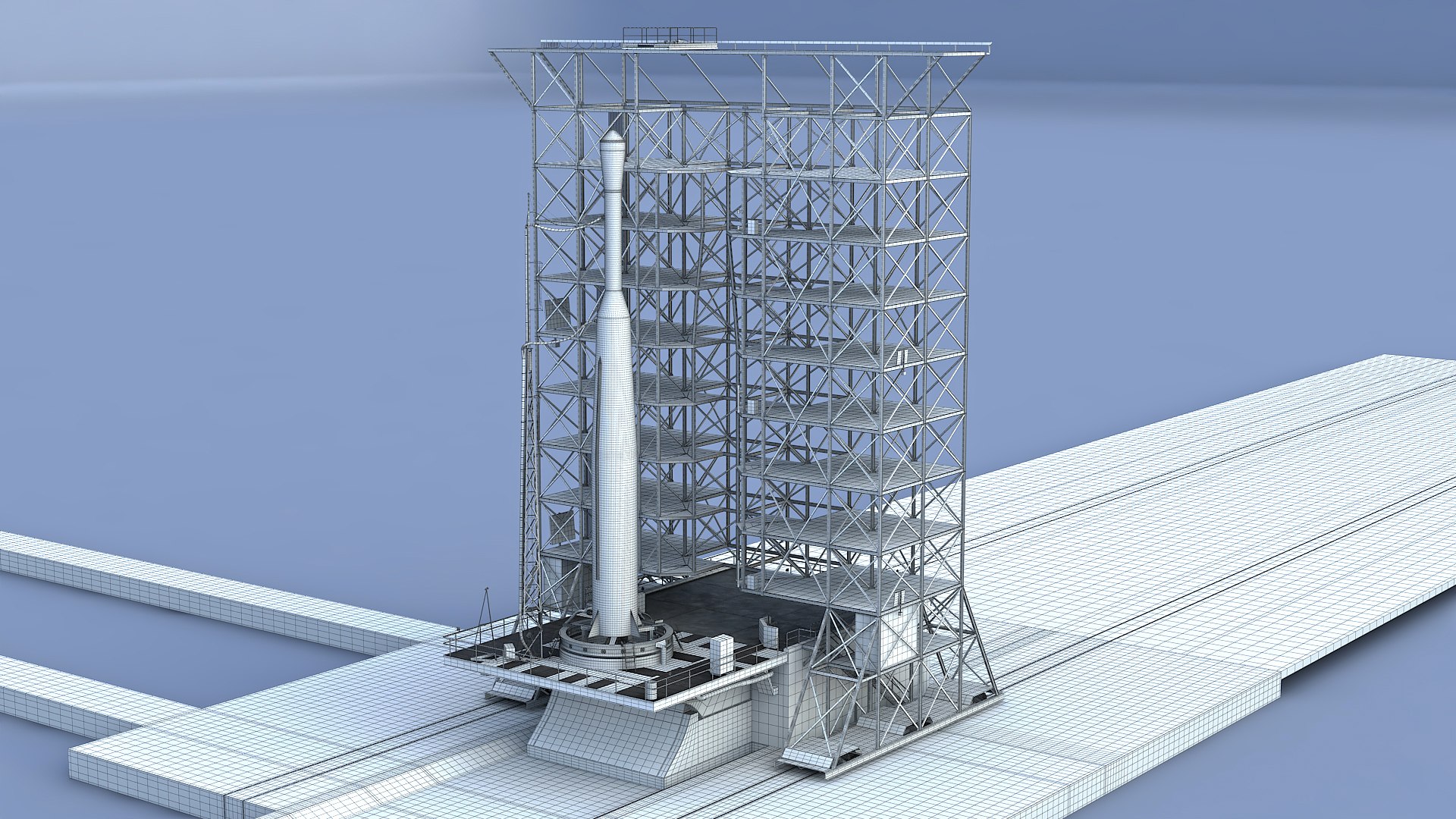 CAPE CANAVERAL NASA 3D Model - TurboSquid 2159105