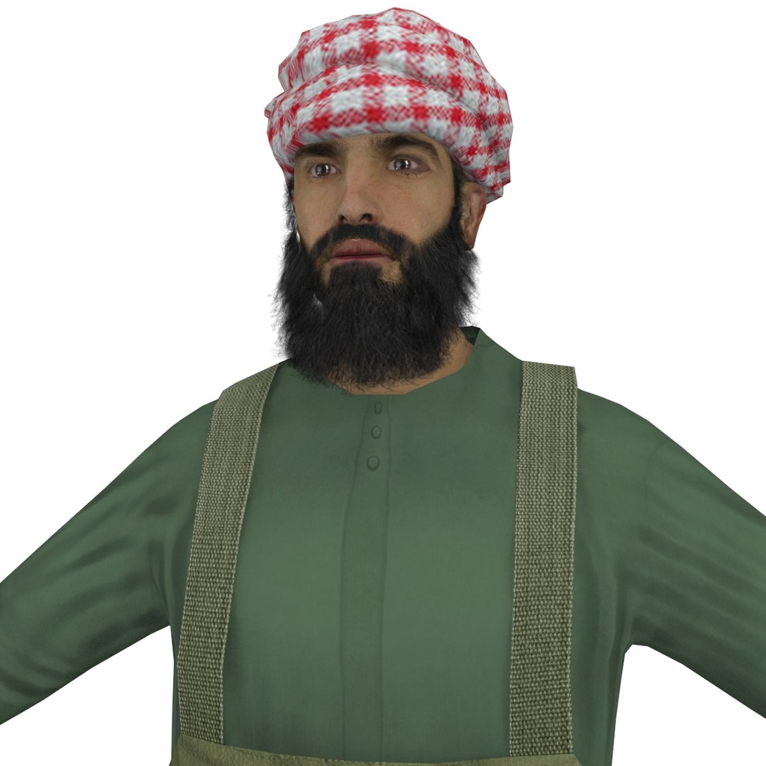 Mujahideen Ak47 Soldier 3d Max