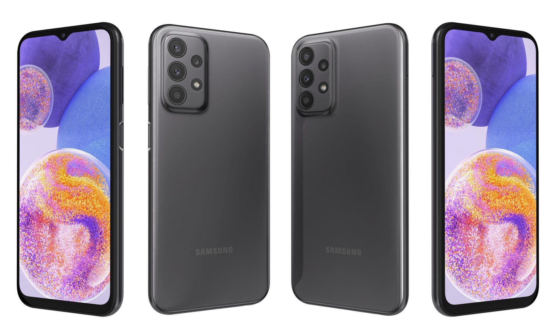 Samsung Galaxy A23 All Colors 3D Model - TurboSquid 1869402