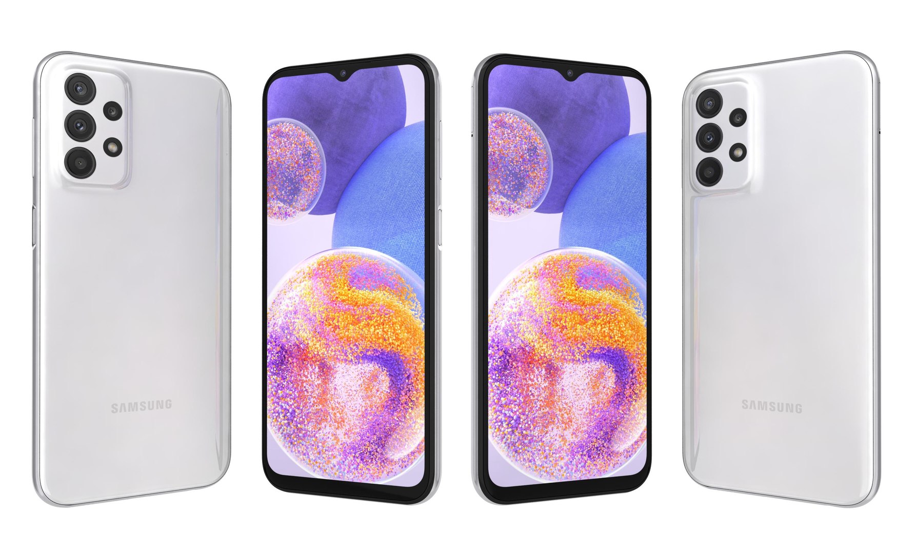 Samsung Galaxy A23 All Colors 3D model - TurboSquid 1869402