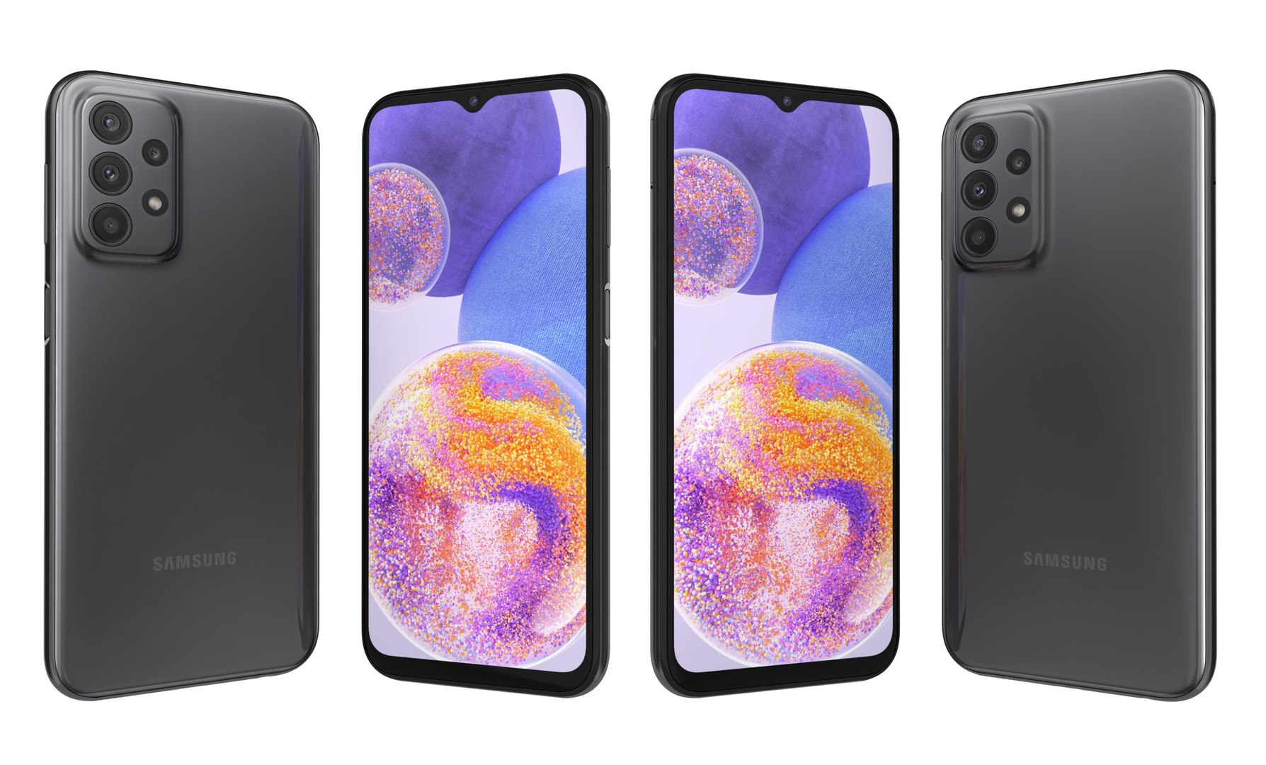 Samsung Galaxy A23 All Colors 3D Model - TurboSquid 1869402