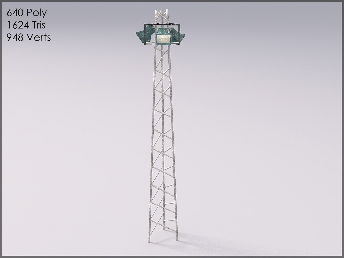 3d Light Tower Model