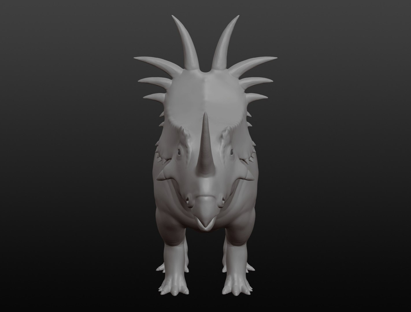 3D Styracosaurus Model - TurboSquid 1732650
