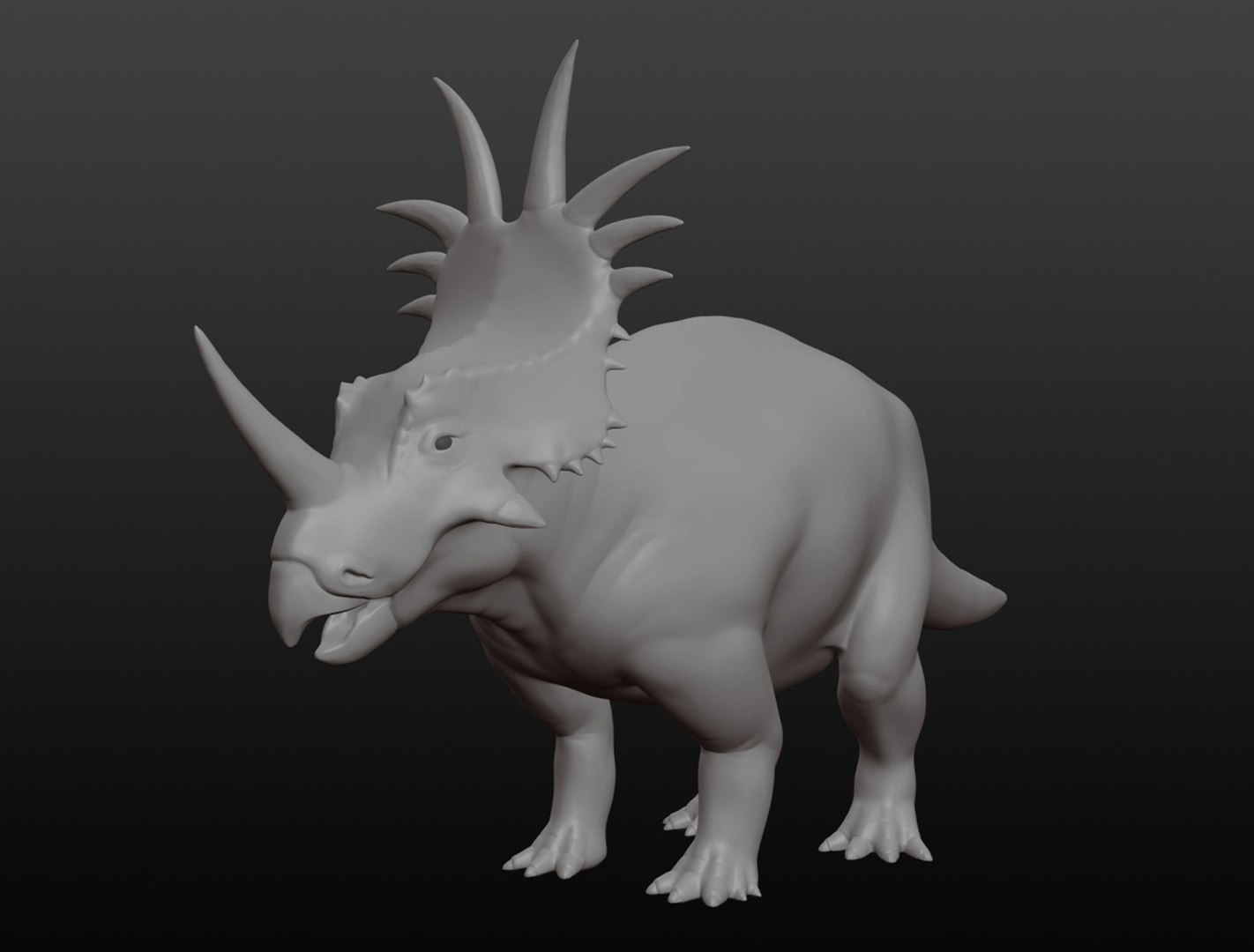 3D Styracosaurus Model - TurboSquid 1732650