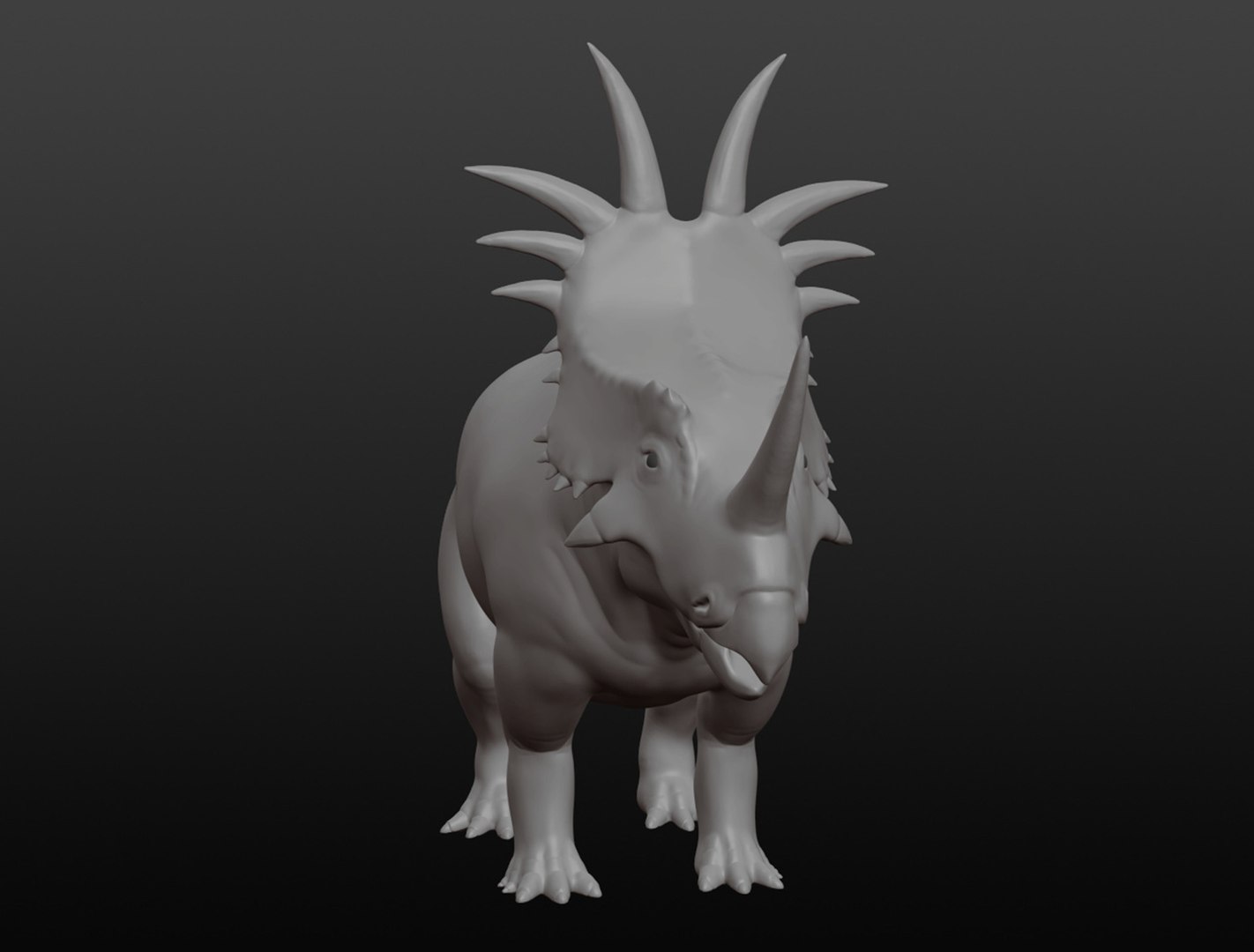 3D Styracosaurus Model - TurboSquid 1732650