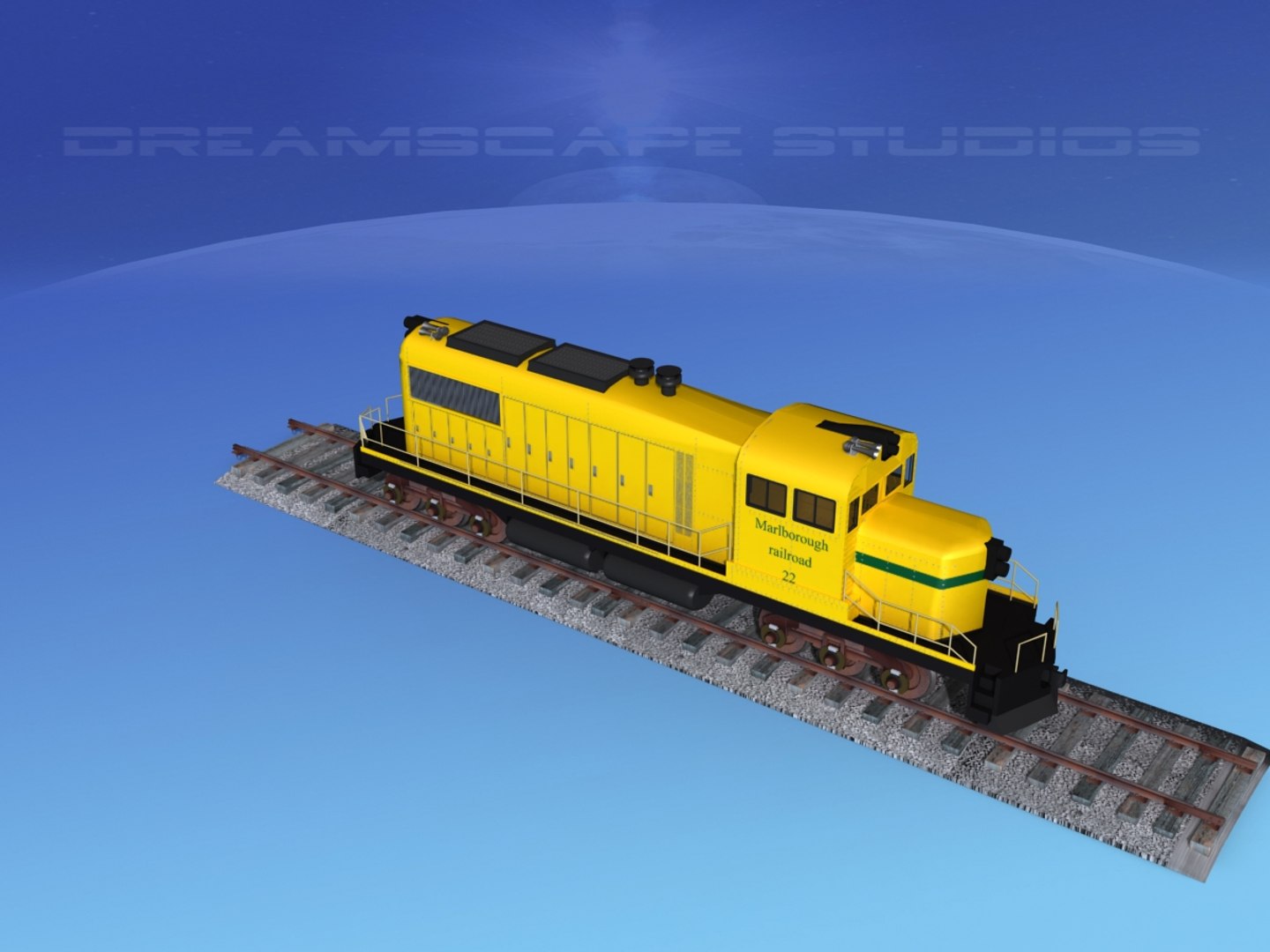 Diesel Train Locomotive 3D Model - TurboSquid 1320811