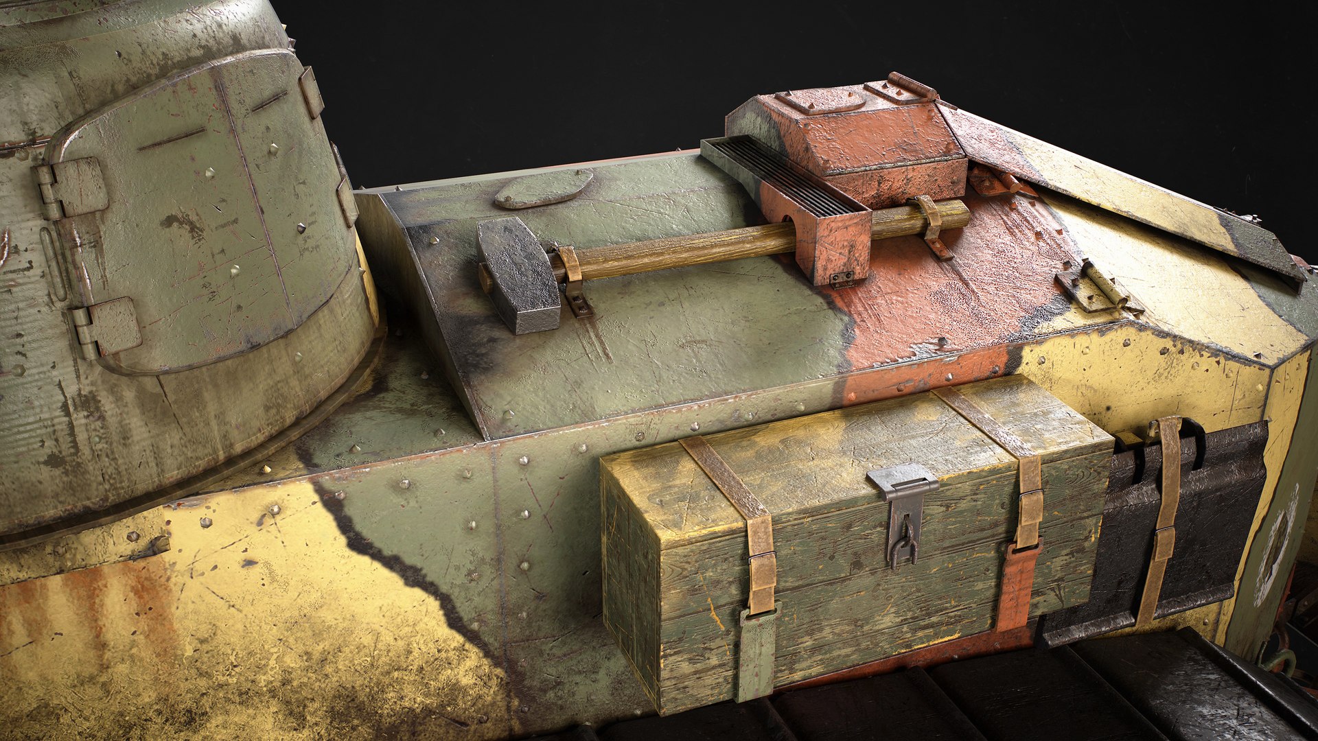 Renault FT17 Light Tank 3D Model - TurboSquid 2076257