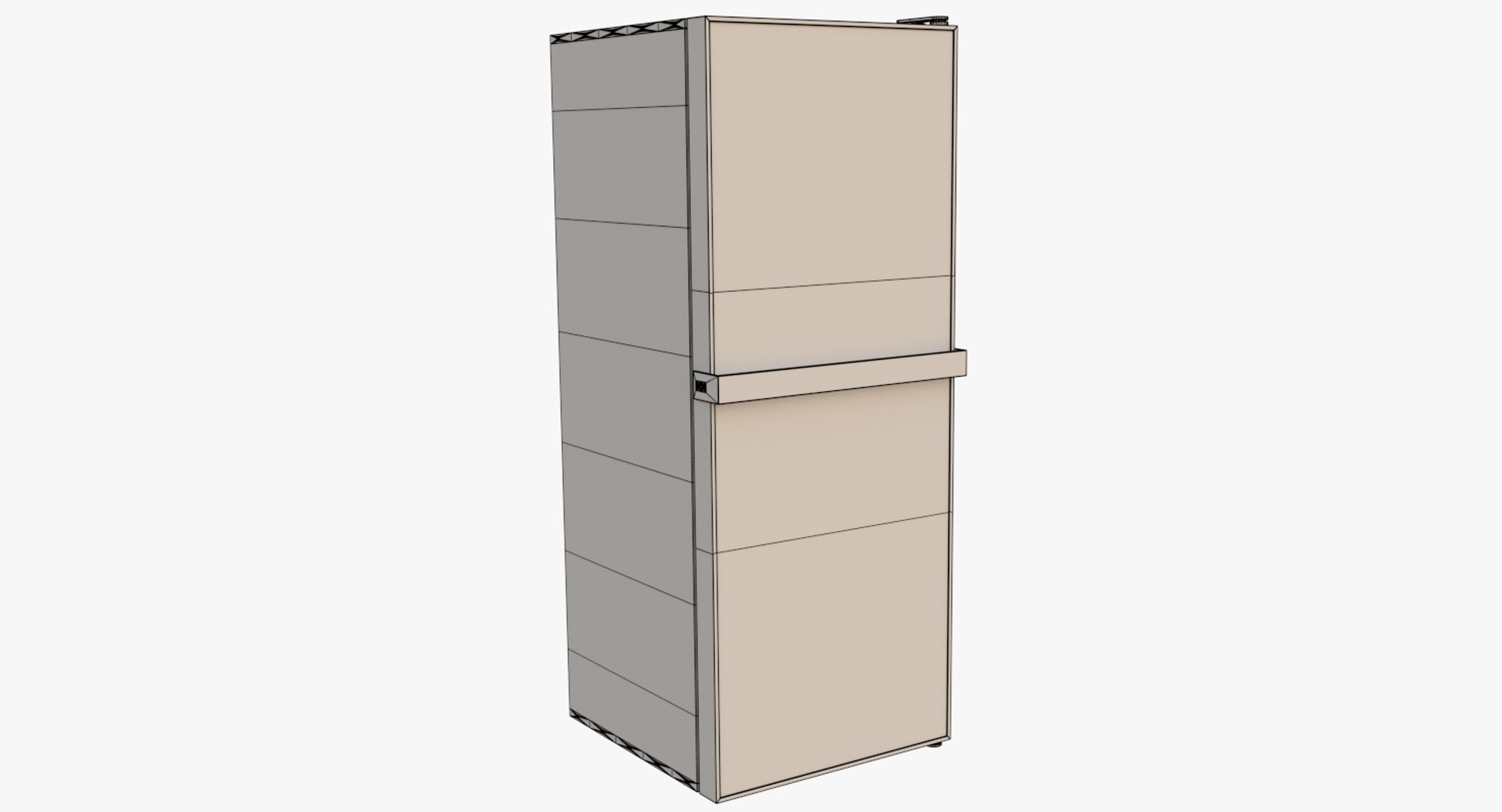 Freezer Interior Blender 3d Obj