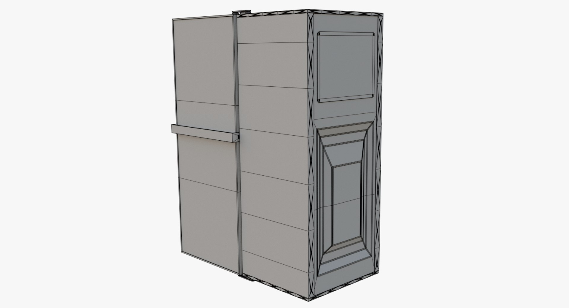 Freezer Interior Blender 3d Obj