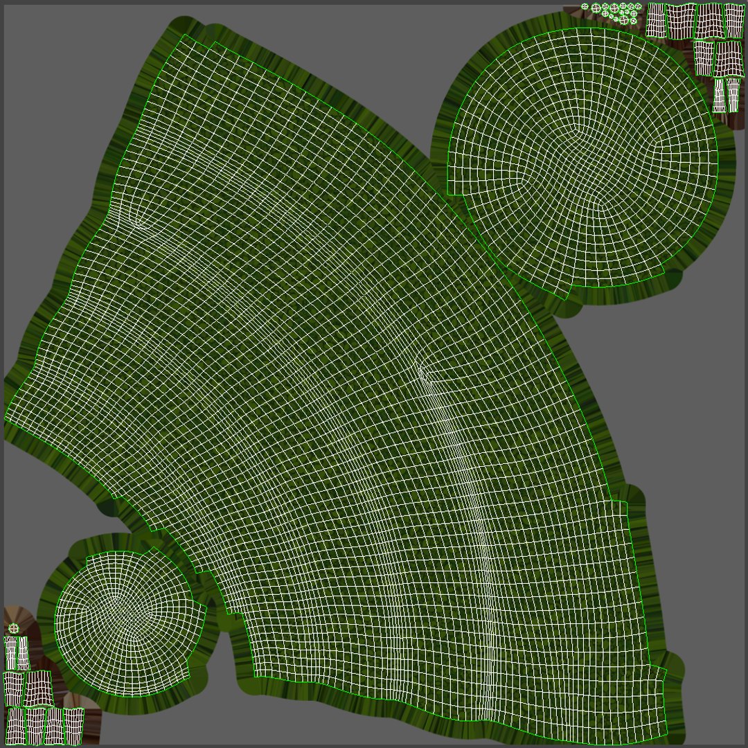 3D Stylized Spiral Bush V1 - TurboSquid 2094386