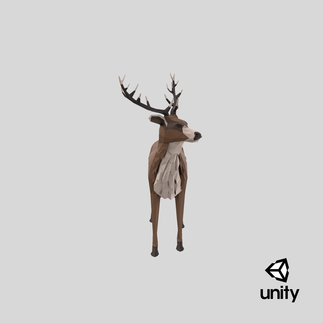 Stag---standing 3D model - TurboSquid 1192981