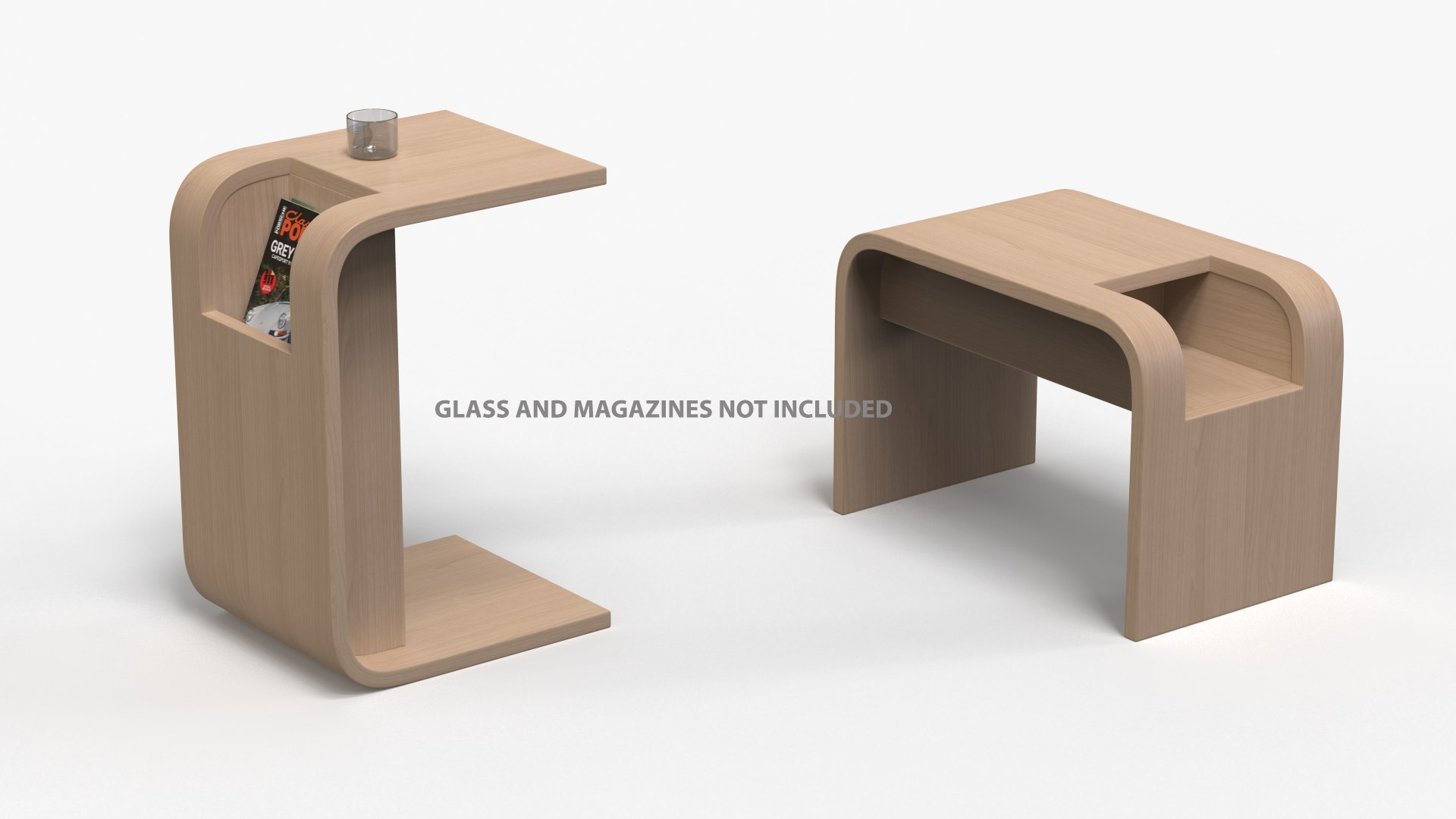 C Side Table Design 3D Model - TurboSquid 2253295