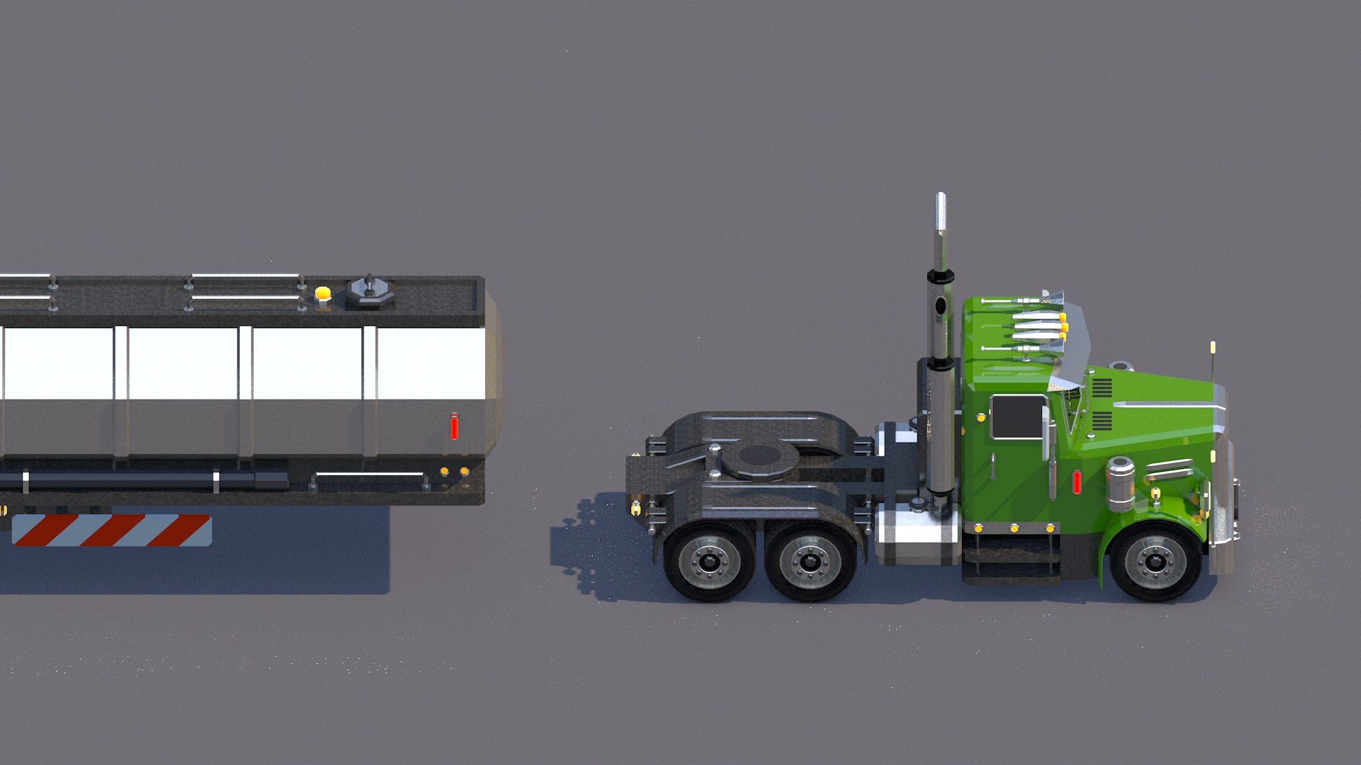 American Trailer Tank Model 3D Model - TurboSquid 2155399