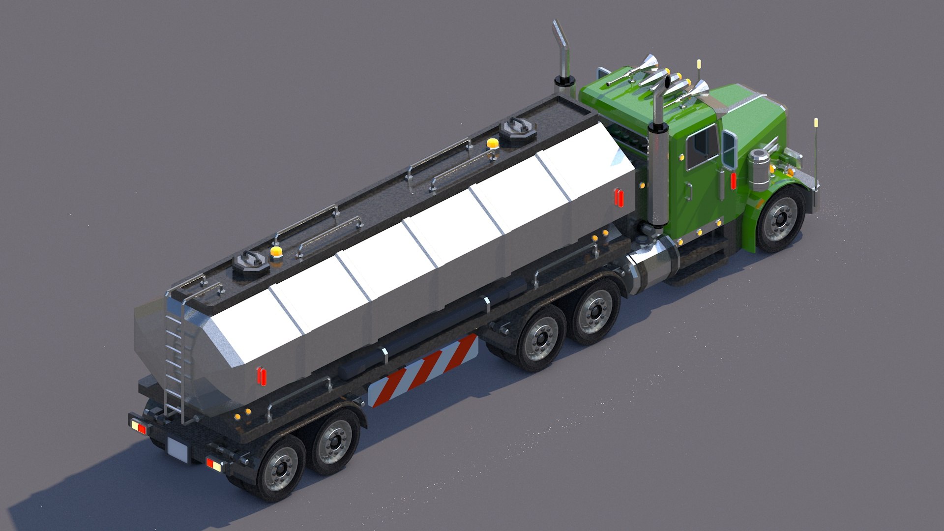 American Trailer Tank Model 3D Model - TurboSquid 2155399