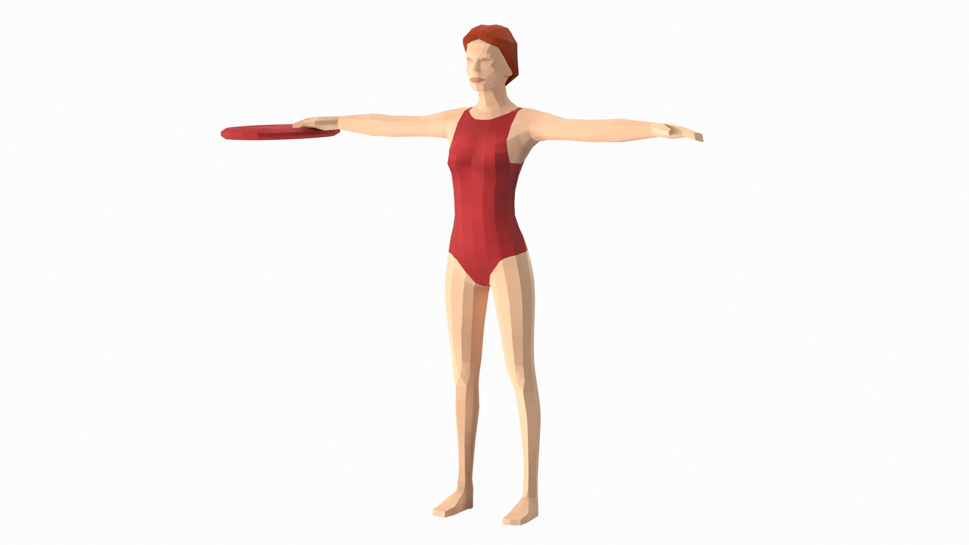 3D Lifeguard Low Poly Rigged model - TurboSquid 2183270