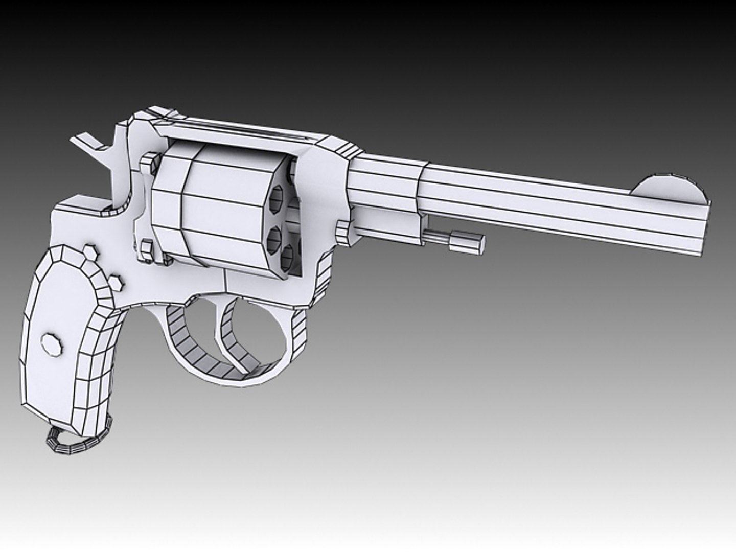 Nagant M1895 Revolver 3D - TurboSquid 1301069