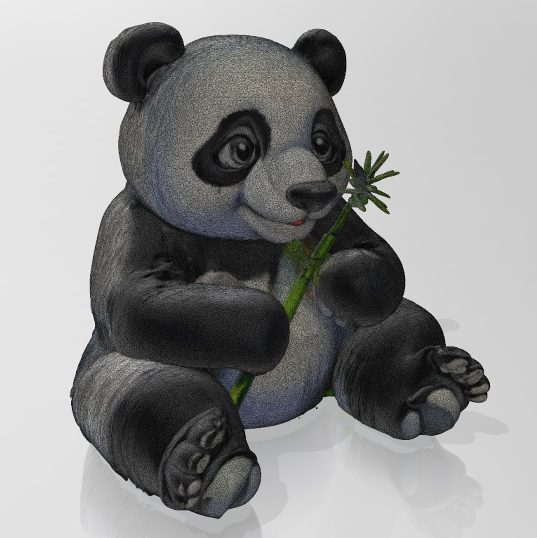 3D Panda 3D Printable Model STL OBJ Model - TurboSquid 2361938
