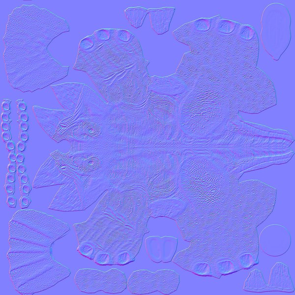 Triceratops rigged animation 3D model - TurboSquid 1281922