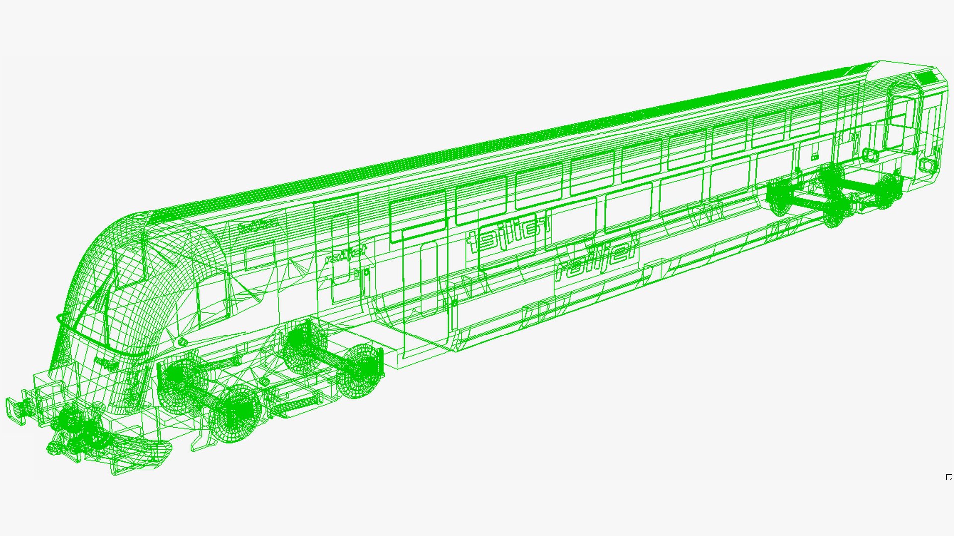 Railjet Train In Oebb Colors With Taurus Class 1216 Locomotive 3D Model ...