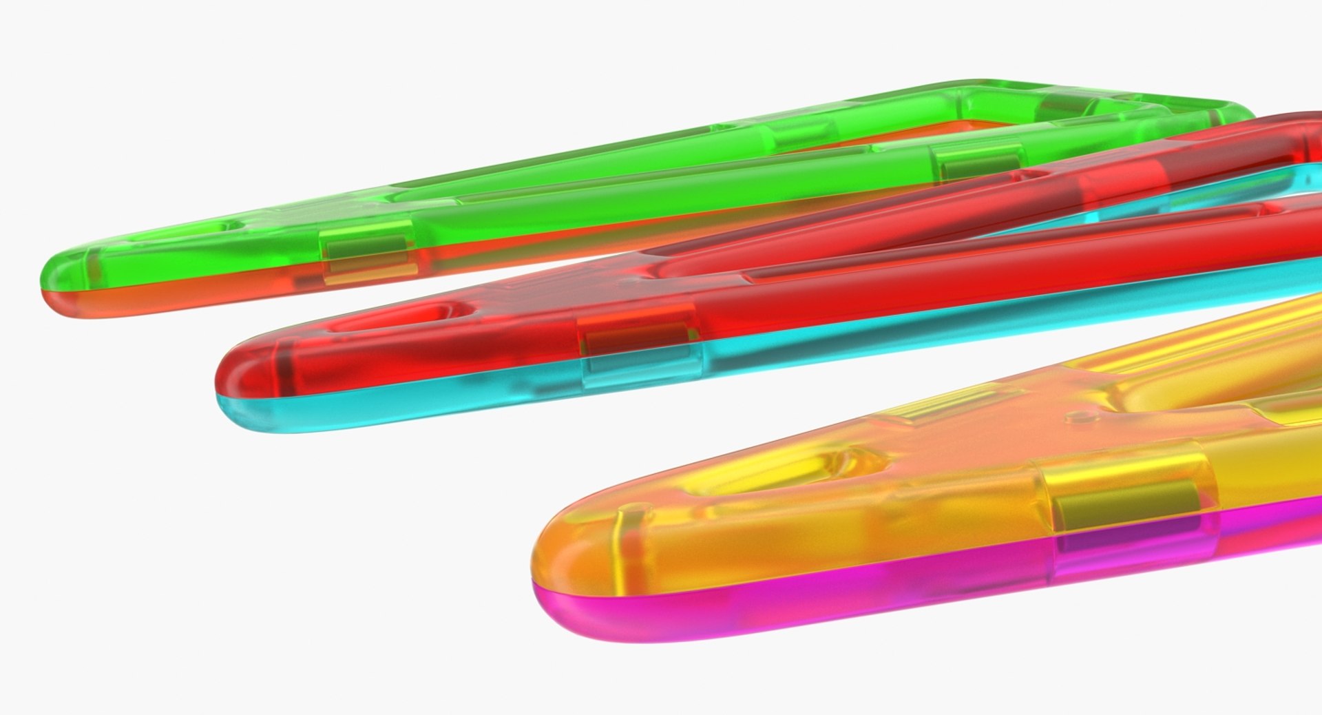 Magnetic designer stretched triangles 3D - TurboSquid 1337515