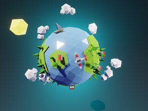 Cartoon Planet 3D Models for Download | TurboSquid