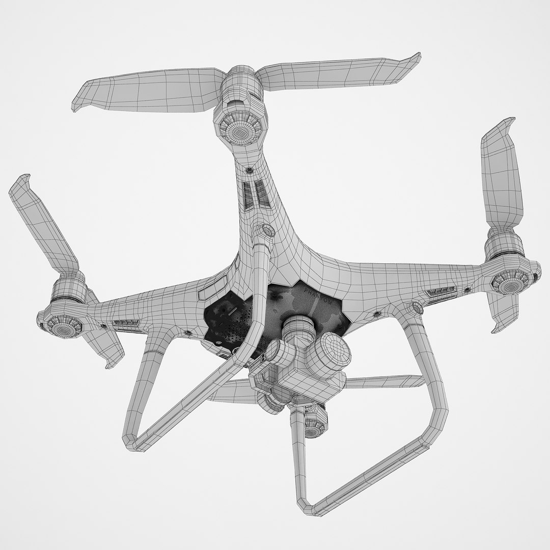 Dji phantom 4 3D model - TurboSquid 1354205