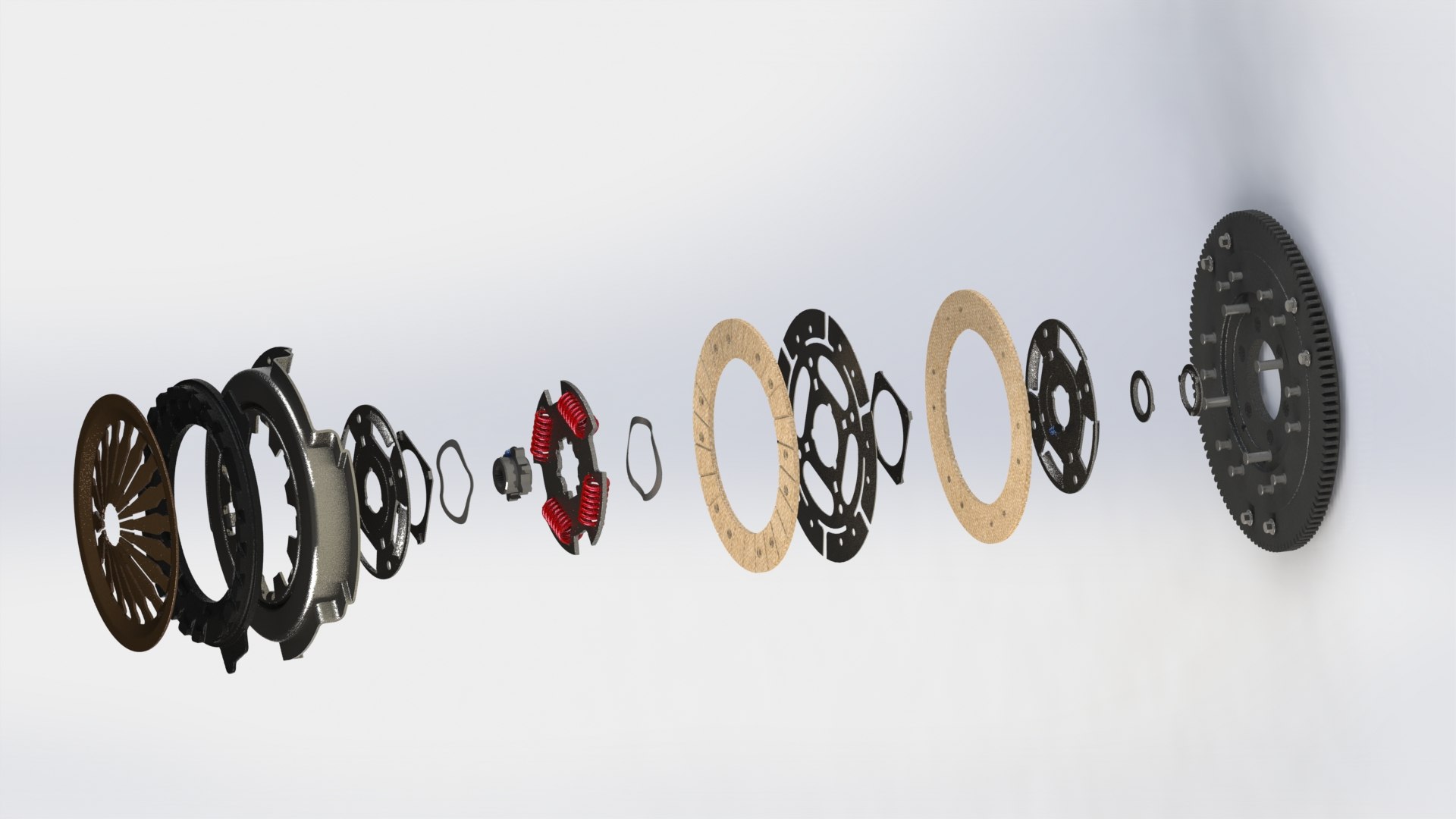 Single Disc Clutch 3D Model - TurboSquid 1816614