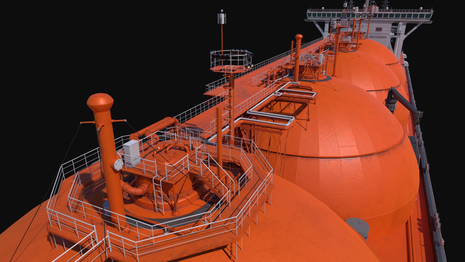 LNG Tanker Ship Arctic Discoverer 3D - TurboSquid 2149668