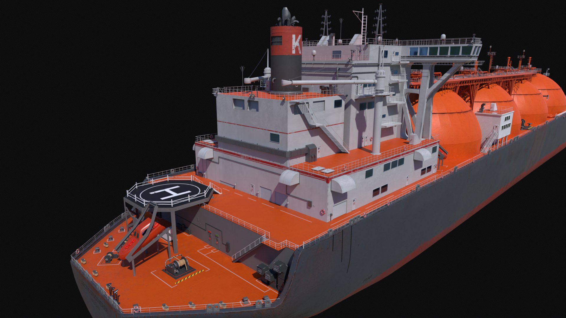 LNG Tanker Ship Arctic Discoverer 3D - TurboSquid 2149668