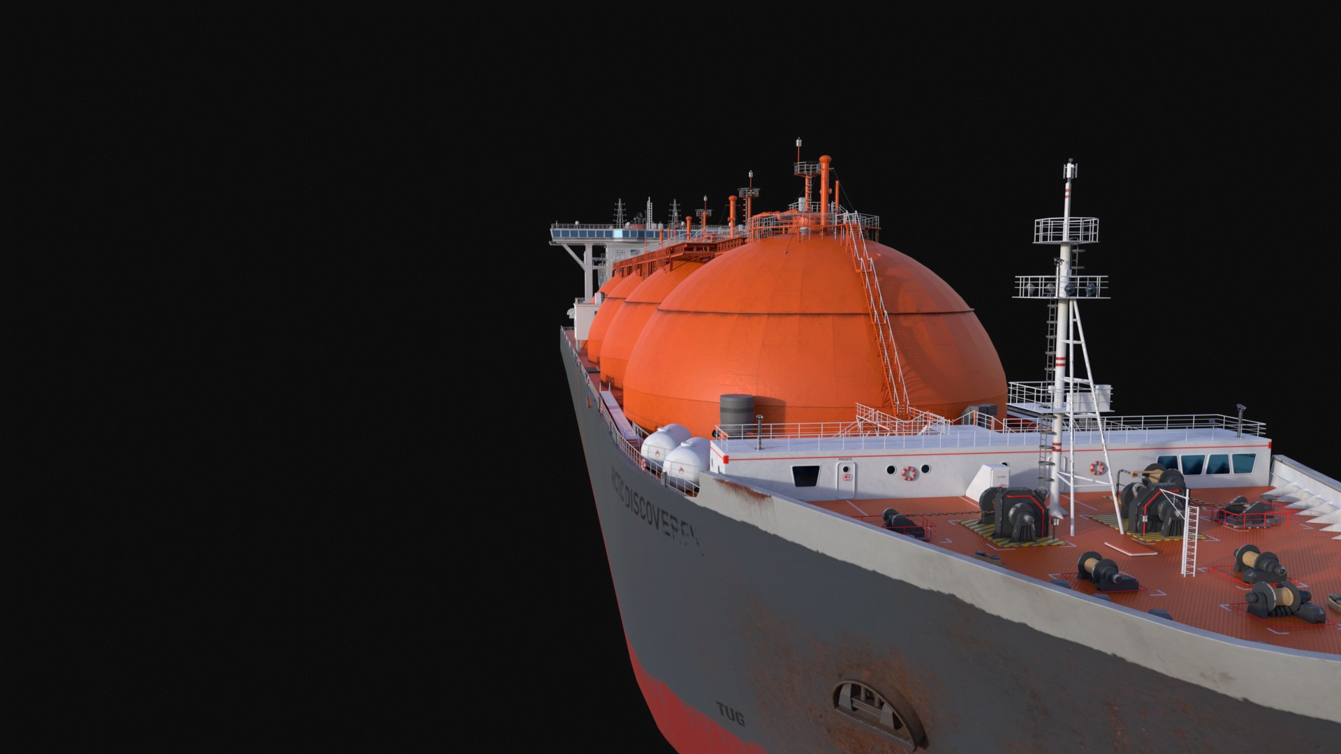 LNG Tanker Ship Arctic Discoverer 3D - TurboSquid 2149668