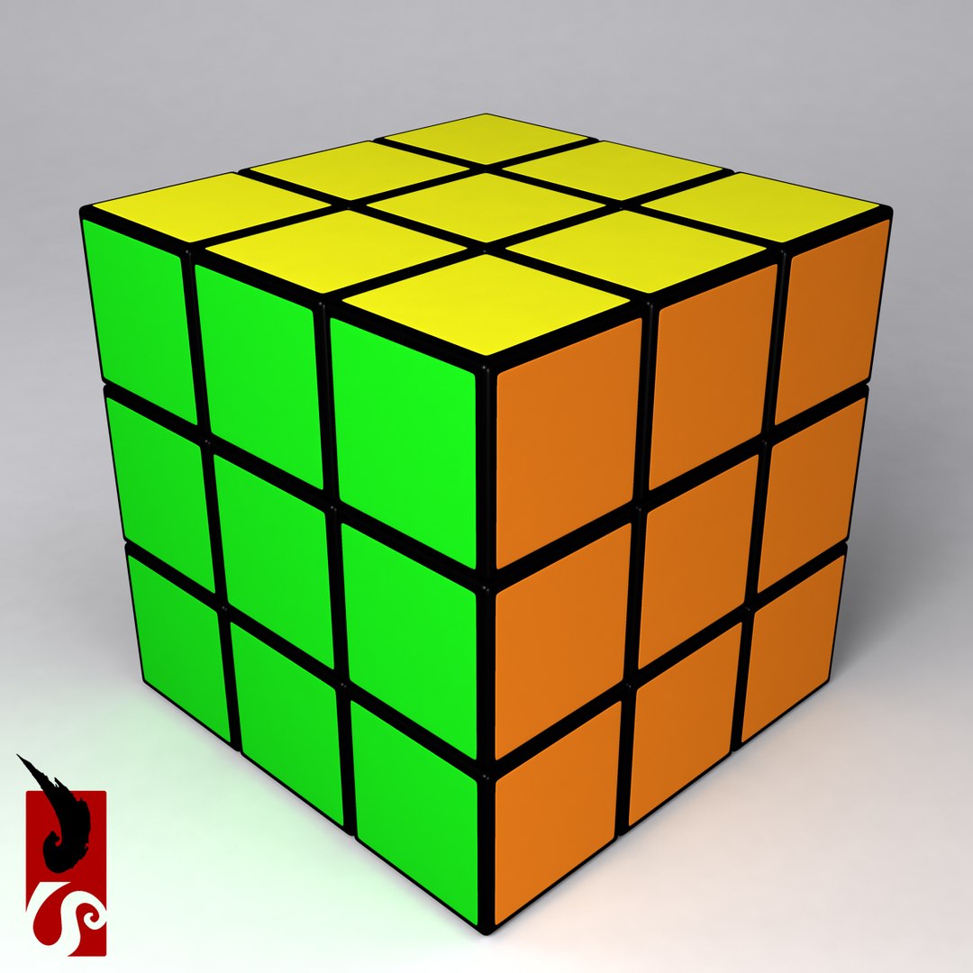 Rubik S Cube 3d Obj