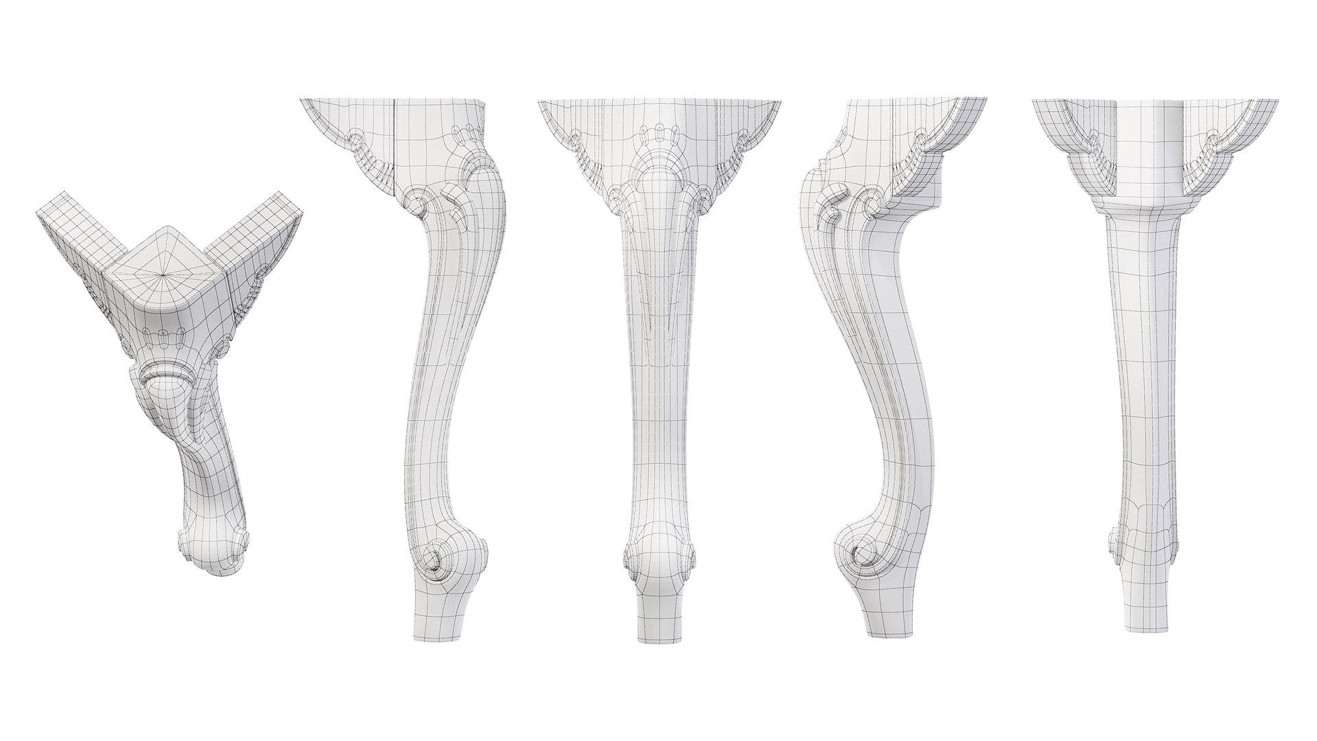 3D Classic Leg 052 - TurboSquid 2008680