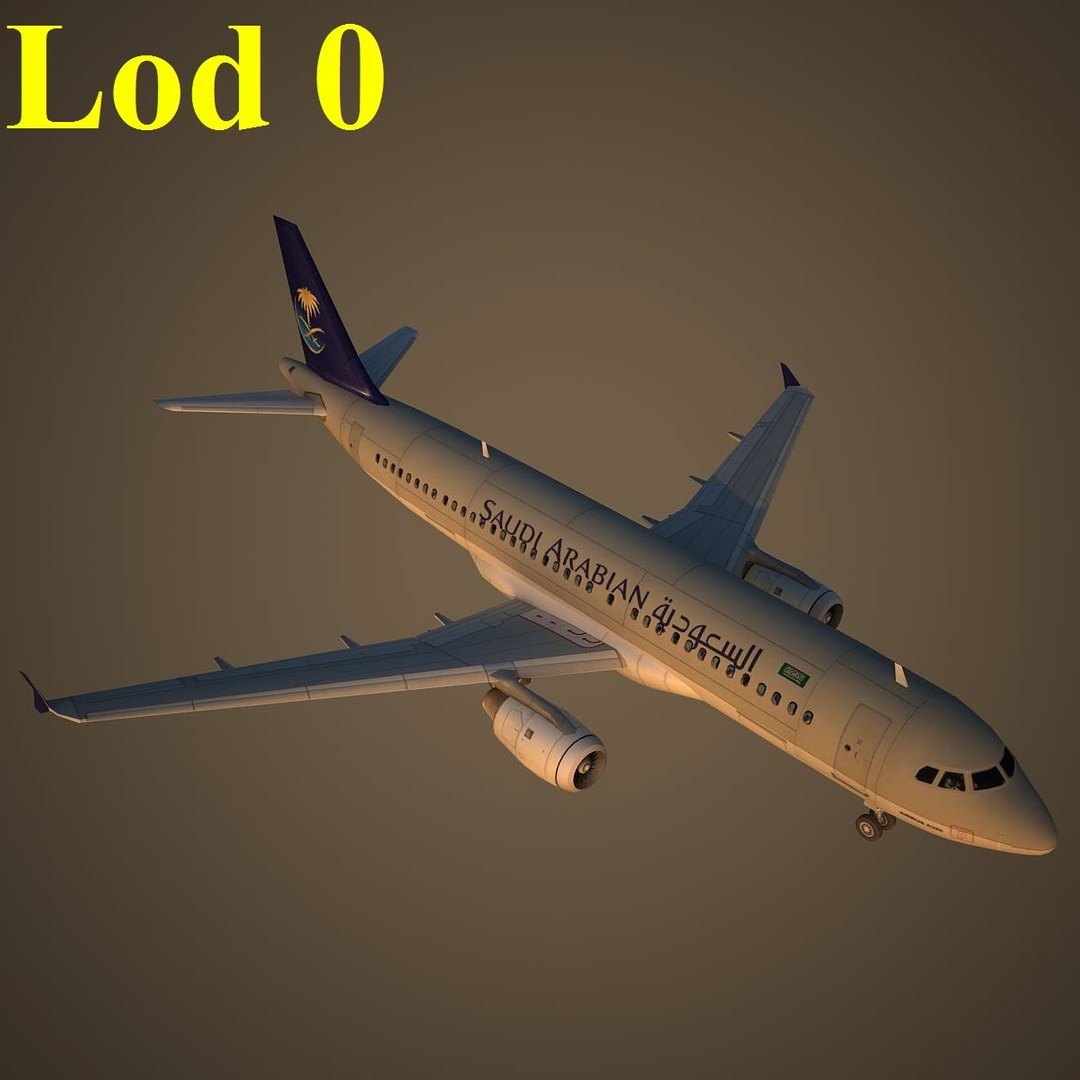 Airbus Airlines Sva 3d Model