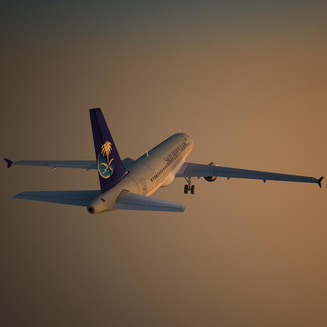 Airbus Airlines Sva 3d Model