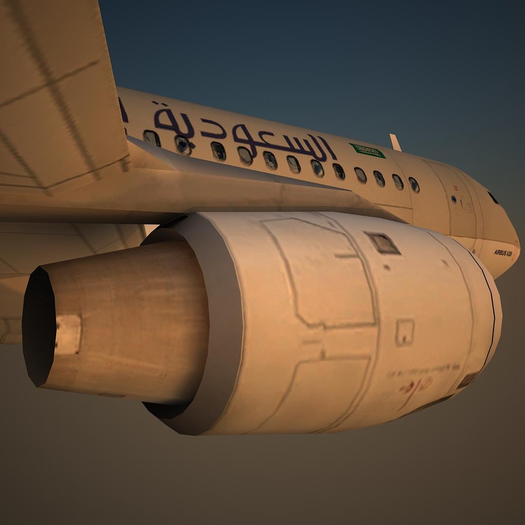 Airbus Airlines Sva 3d Model