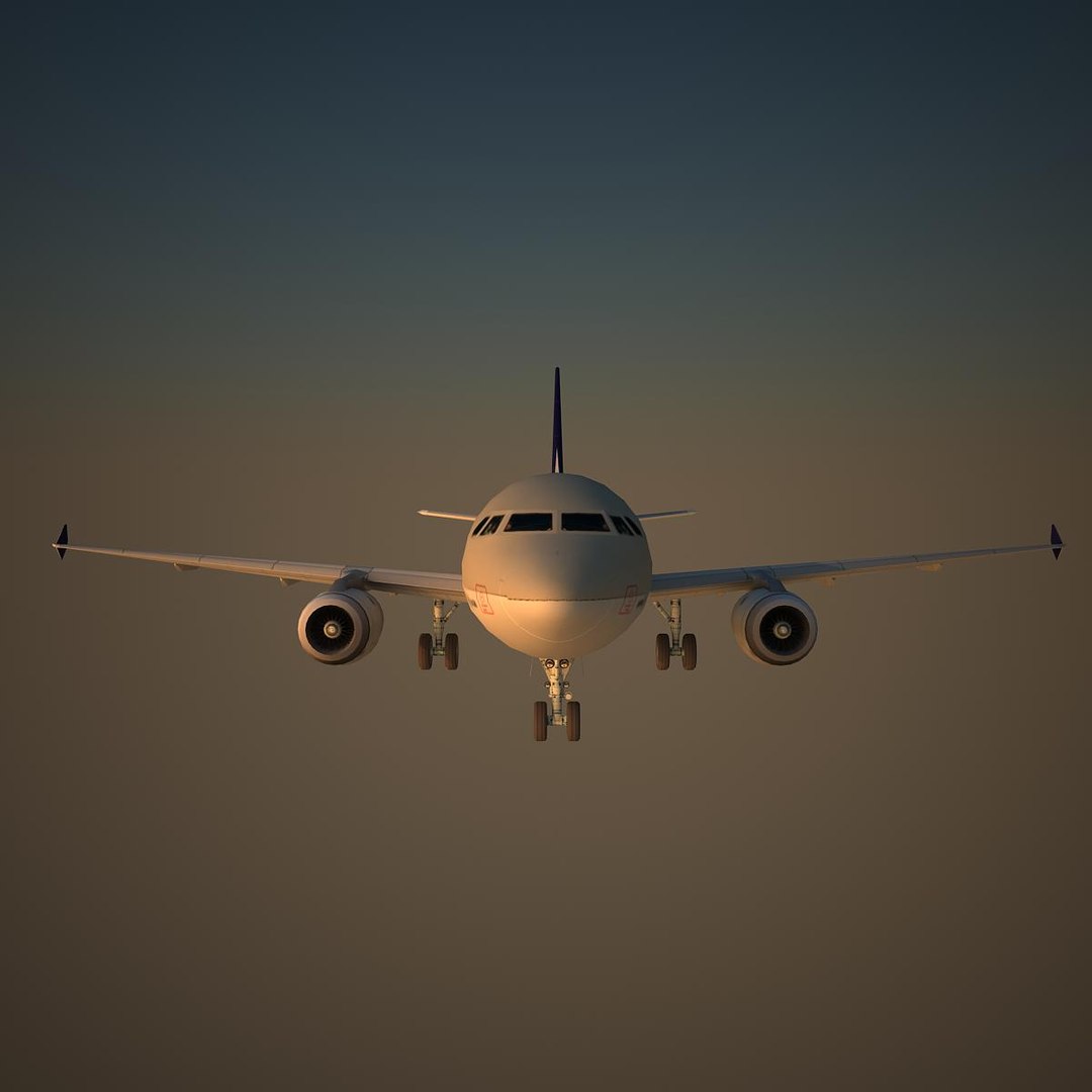 Airbus Airlines Sva 3d Model