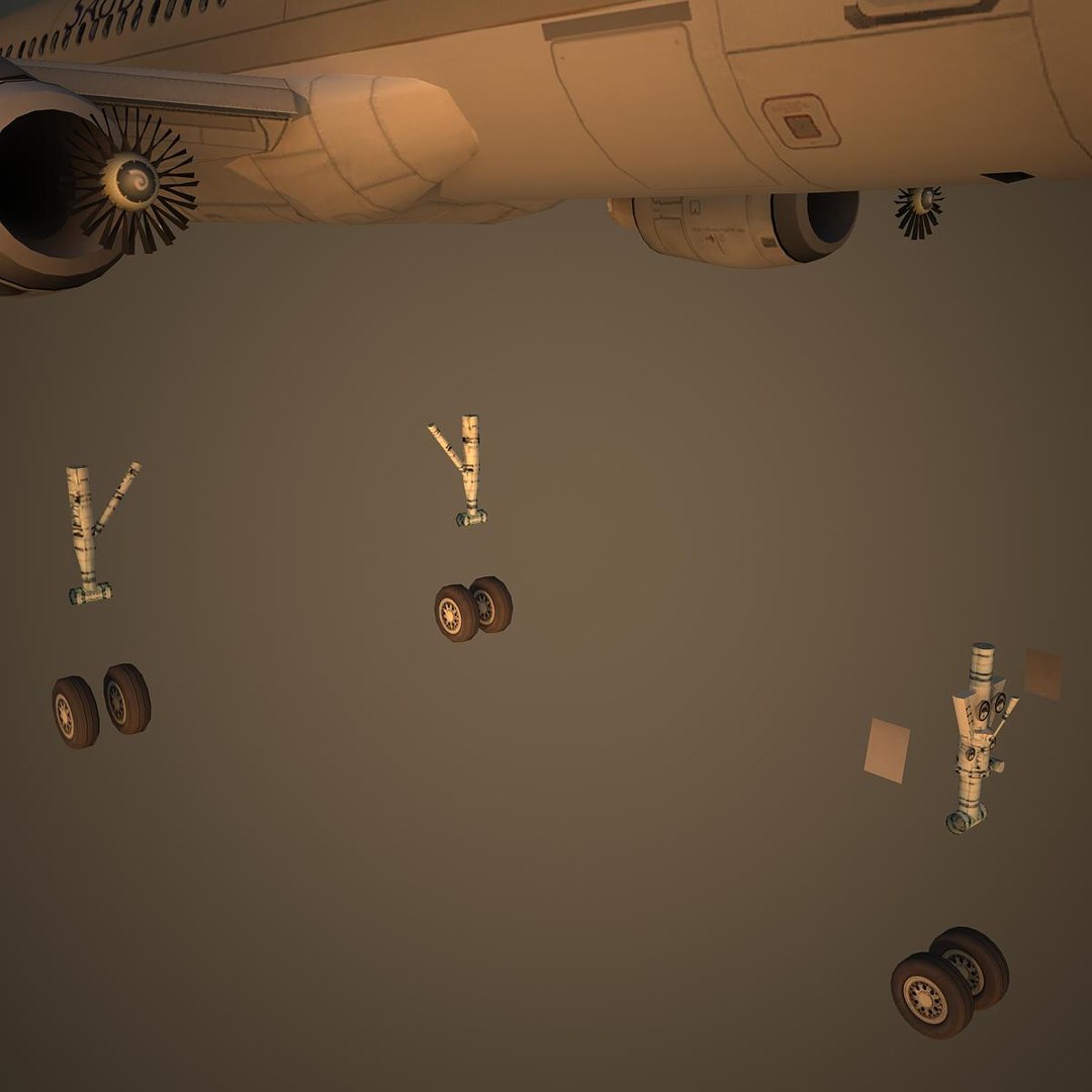 Airbus Airlines Sva 3d Model