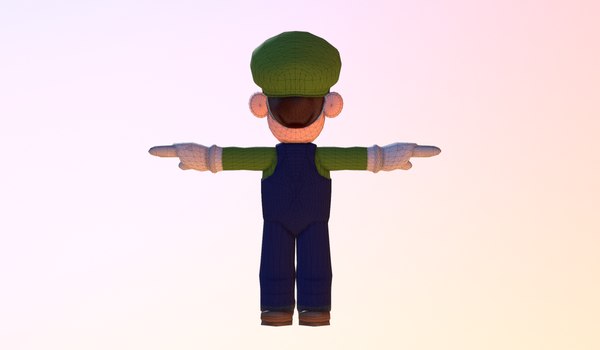 Free luigi super model - TurboSquid 1308288